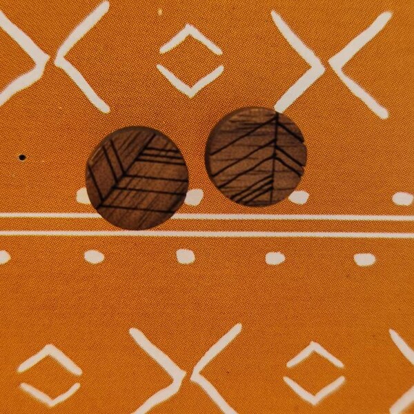 Wooden Dangle Earrings, Slope Spruce Tree, Laser Cut, Jewelry, Gift for ...
