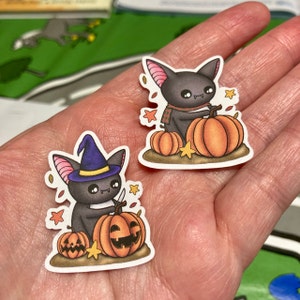 Luna the Bat Dishes stickers - Etsy
