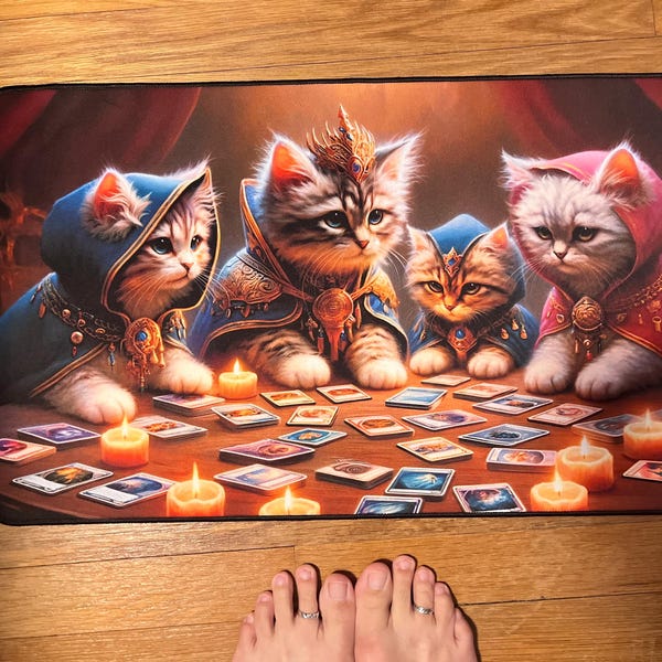 MTG Playmat | 24x14 Inch | the Round Table | Optional Zoning | TCG Play ...