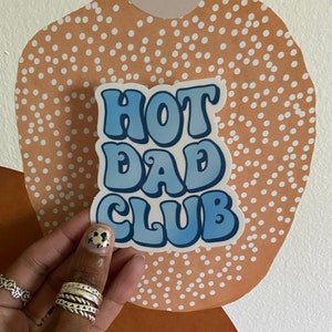 Hot Mom Club Sticker Waterproof Stickers Mom Stickers Mama Sticker ...