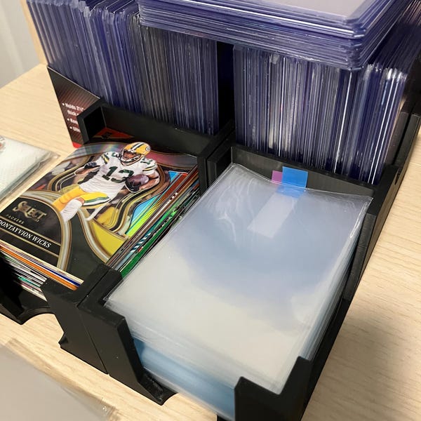 3D Printed Toploader Single Card Holder Stand – Upright Display ...