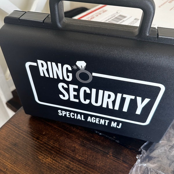 Ring Security Case, Ring Bearer Briefcase for Wedding, Ring Security ...