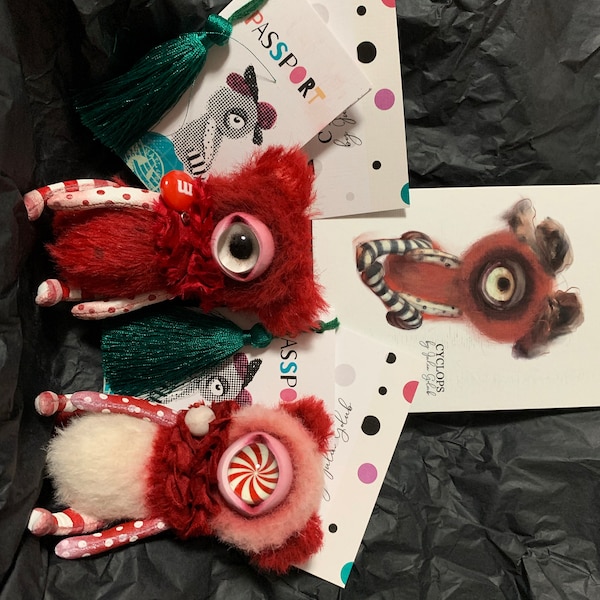 Pink Gentle Teddy Bear - Cyclops _ MADE-TO-ORDER! - Etsy