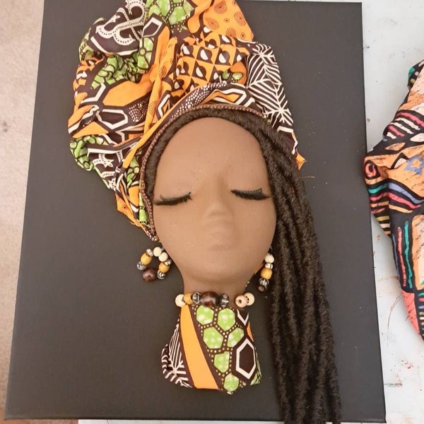 Northern Ghana Kente/fugu/batakari Fabric / Embroidered Split Neckline ...