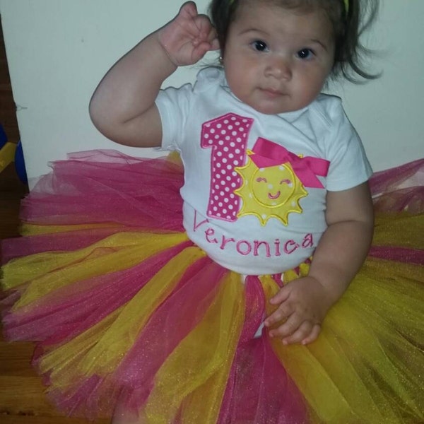 You Are My Sunshine First Birthday Outfit , 1st Birthday Sun Outfit ...