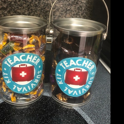 Back to School Teacher Survival Kit Gift Tags, Instant Download ...