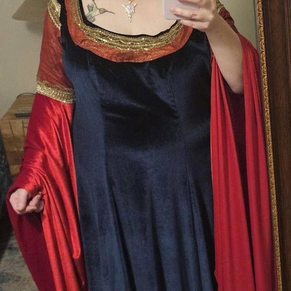 Lady Macbeth Dress *all Colours* Fairy, Elven Dress, Pagan, Medieval ...