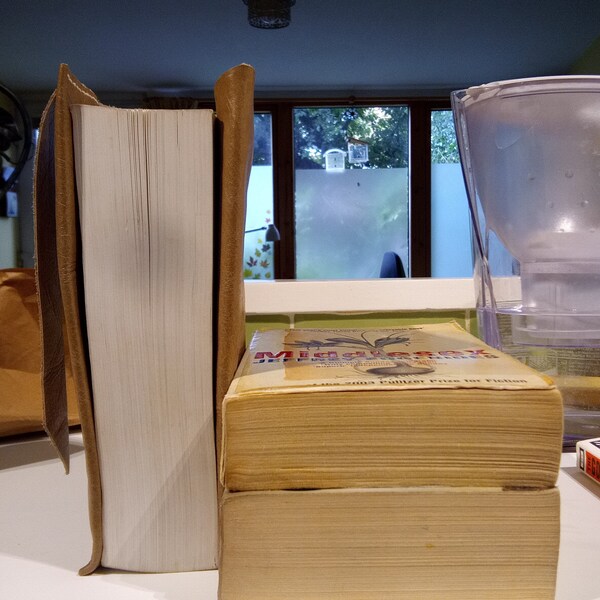 Small Leather Book Cover - Etsy