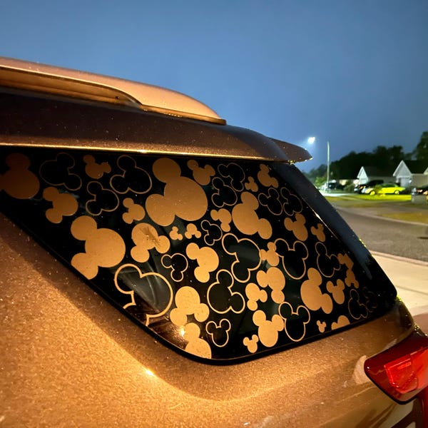 Many Designs - ONE (1) Car Window Sticker Back Window Design Auto Vinyl ...