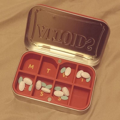 Altoids Tin Pill Storage Insert Ingenious Design for Organized ...