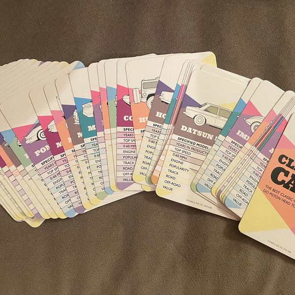 CLASSIC CARS - Card Game for Car Fans! - Etsy