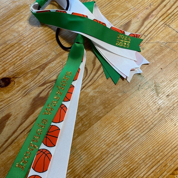Custom Soccer Ribbons, Custom Team Ribbons With Names, Ponytail Hair ...