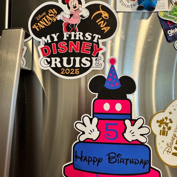 Mickey and Minnie Ship Wheel Fish Extender Tags / Gift Tags Download - Etsy