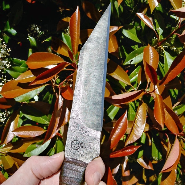 Viking Seax and Sheath Hand Forged Handmade - Etsy