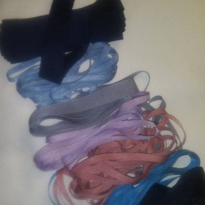 Glitter Elastic Gold Metallic Stretch Ribbon Double Faced for - Etsy