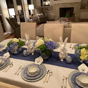 Taylor Smith Taylor Currier and Ives Blue Dishes 15 Pieces - Etsy