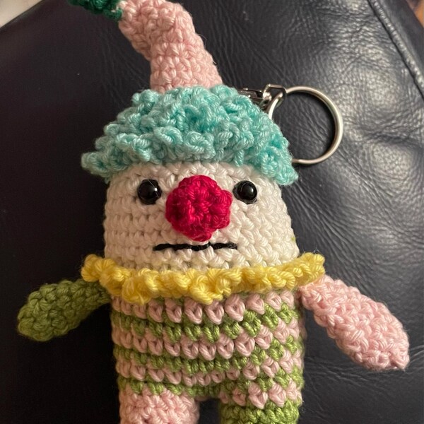 Mini Crochet Animals Cute Little Sheep Head Key Chain— CROCHET PDF ...