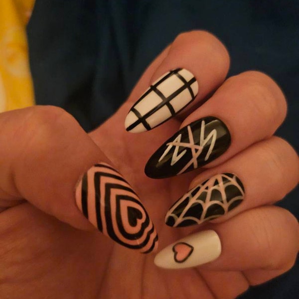 Stray Kids Maxident Inspired Press-on Gel Nails - Made by ...