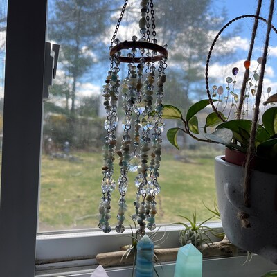Custom Made Light Catcher, Hippie Room Decor Aesthetic, Crystal ...