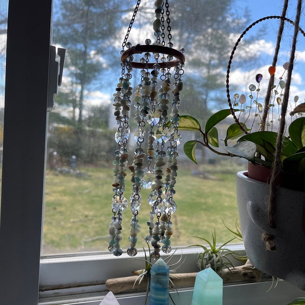 Custom Made Light Catcher, Hippie Room Decor Aesthetic, Crystal ...