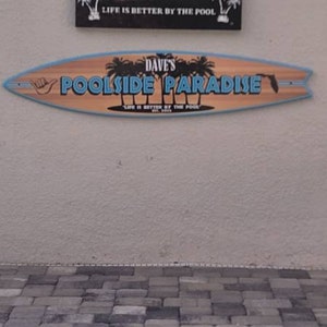 Surfboard Decor, Wall Art Personalized SURF SHOP Sign, Beach or Tiki ...