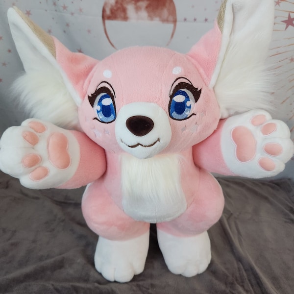 Plush Sewing Pattern PDF Furry Anthro Standing Plushie - DIY Ebook ...