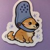 Croc Dog Sticker / Shiba Inu Sticker / Puppy Sticker / Animal Sticker ...