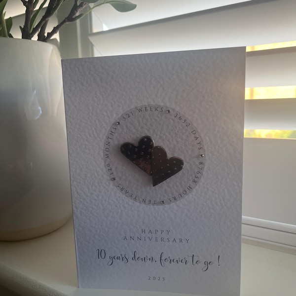 Personalised Wedding Card, Simple Wedding Card, Personalised Wedding ...