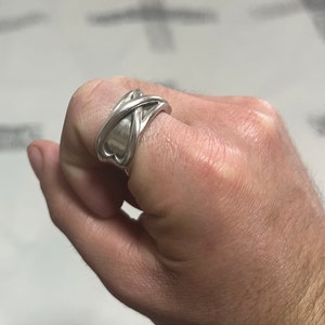 Vampire Jewelry Fang Rings Minimal Occult Design in Silver or - Etsy