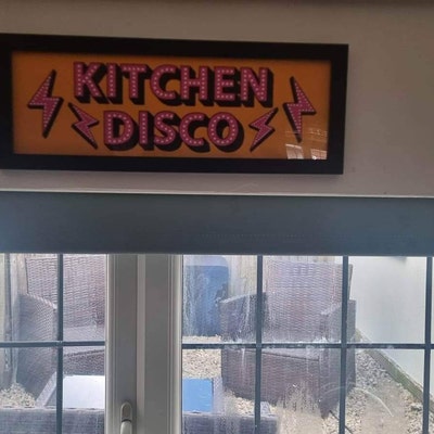 Kitchen Disco Framed Print, Kitchen Disco Print, Kitchen Disco Wall ...
