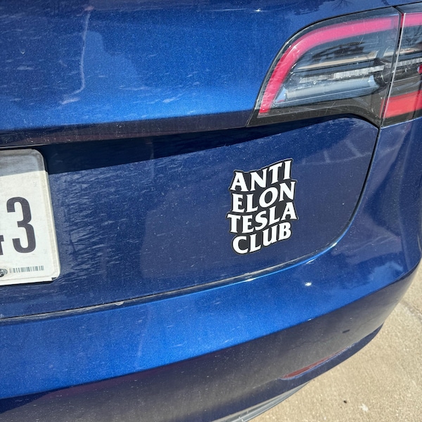 Tesla Owner Bumper Sticker, I Bought This Before ELON WENT CRAZY, Tesla ...