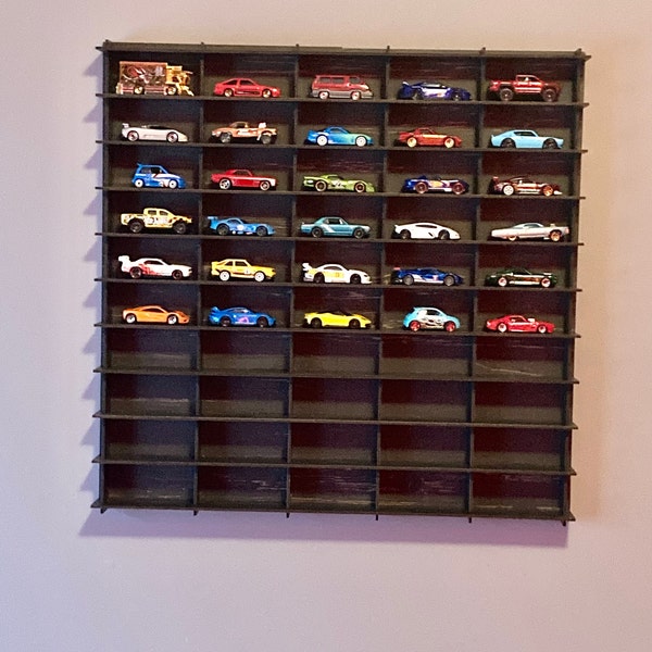 Old Black Toy Car Display Case for 100cars|diecast Car Storage|toy Car ...