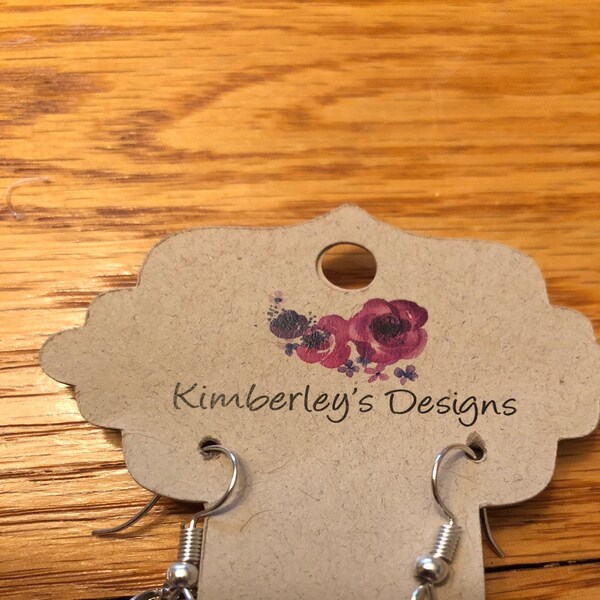 Custom Ornate Fold Over Hanging Jewelry Display Cards Necklaces ...