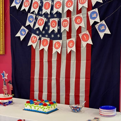 Printable Banner 4th of July Editable Banner Template Patriotic Party ...