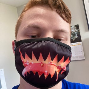 Candy Monster Creepy Cute Dust Face Mask With Filter Pocket - Etsy