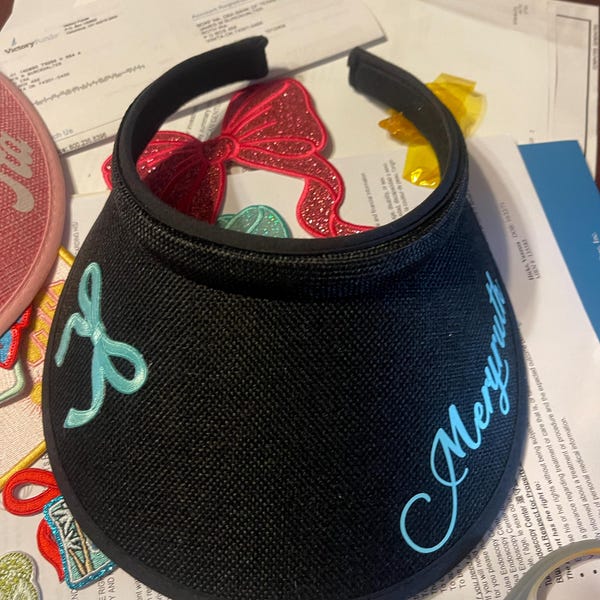 Summer Girls Visors • Straw Visors • Bachelorette Hat • Your Name ...