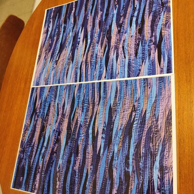 Large Wave Landscapes, Patchwork Tutorial, PDF Tutorial, Instant ...