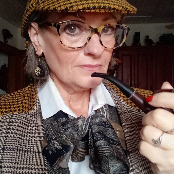 Deerstalker, Sherlock Holmes, Hat Pattern, PDF in 3 Sizes, Small ...