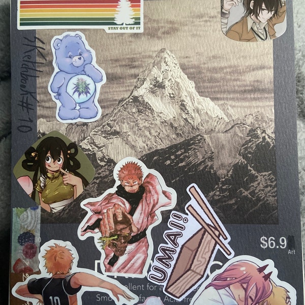 Kush Bear Vinyl Weed Sticker - Marijuana, Cannabis Art Decal, Stoner ...