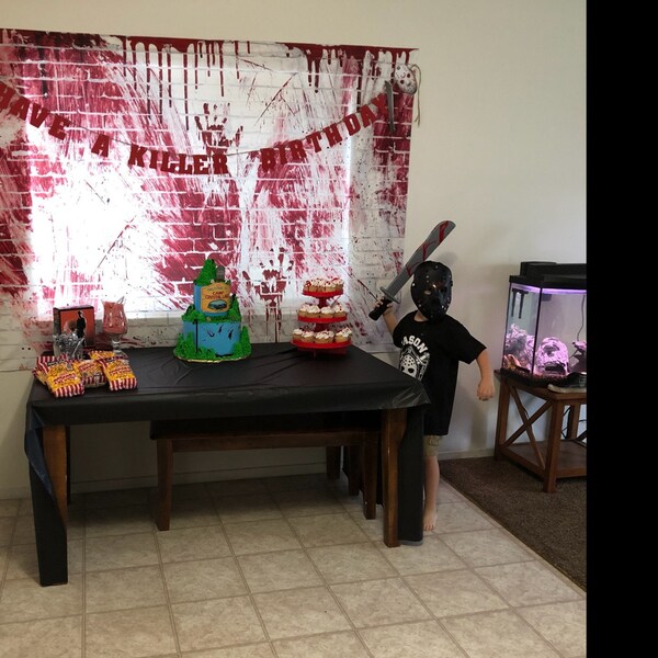 Friday the 13th Party Decorations, Have a Killer Birthday , Horror ...