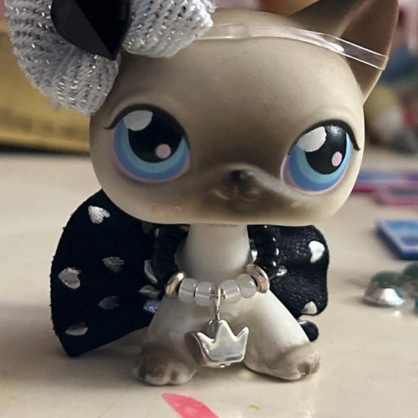 Littlest Pet Shop LPS 12 PC Clothes PINK Accessories Grab Bag Custom ...