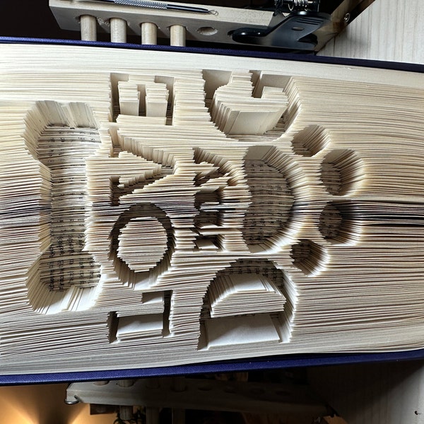 Butterfly BOOK FOLDING PATTERN + Instructions - Book Fold - Folded Book ...