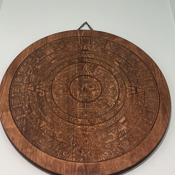 18" Aztec Warrior Wall Plaque - Etsy