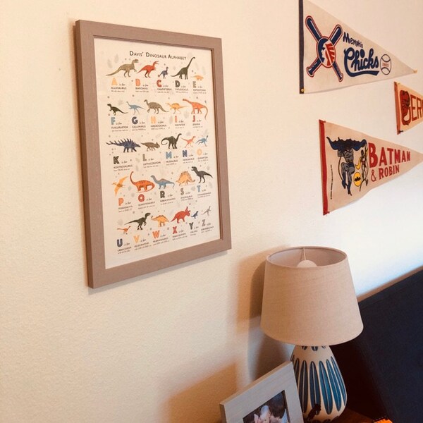 Dinosaur Alphabet Print, Toddler Room Decor, Classroom Decor, Perfect ...