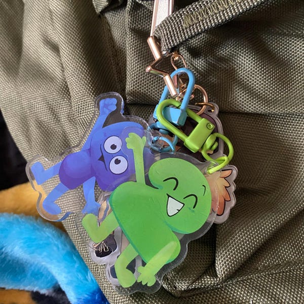 Bfb BFDI Keychains Object Show Four X Two - Etsy