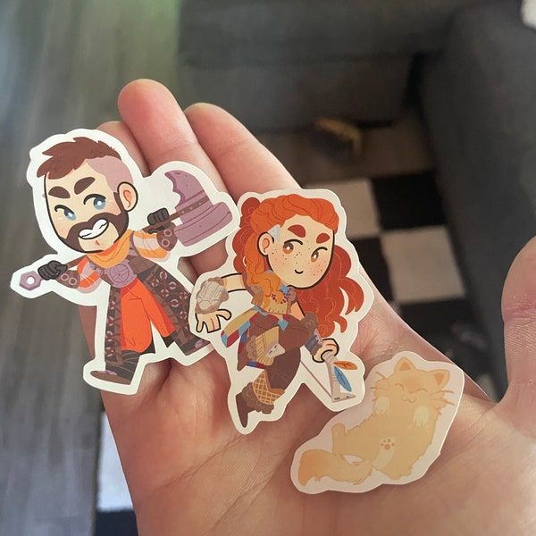 Horizon Zero Dawn / Forbidden West Stickers // Aloy Kotallo Erend Avad ...