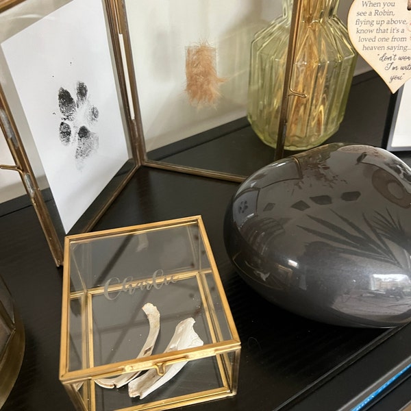 Personalized Photo Glass Box, Engraved Image Box, 4x6, 5x7, 8x10 Photo ...