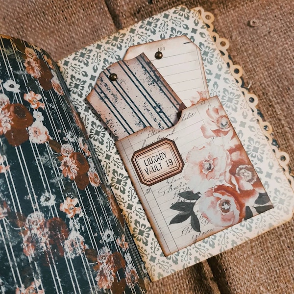 Whispering Florals, Junk Journal Kit, Digital Junk Journal, Junk ...