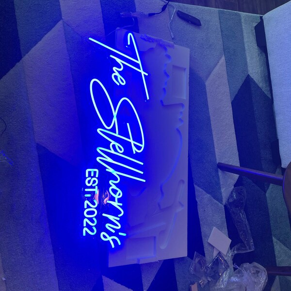 Personalized Neon Sign for Event | Custom Business Sign | Custom Neon ...