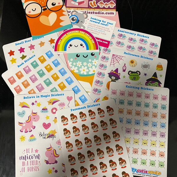 56 Cute Knitting Planner Stickers - Etsy